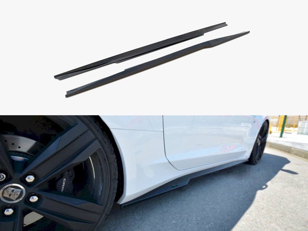 Side Skirts Splitters Chevrolet Camaro 6TH-GEN. Phase-i 2SS Coupe (2016 ...