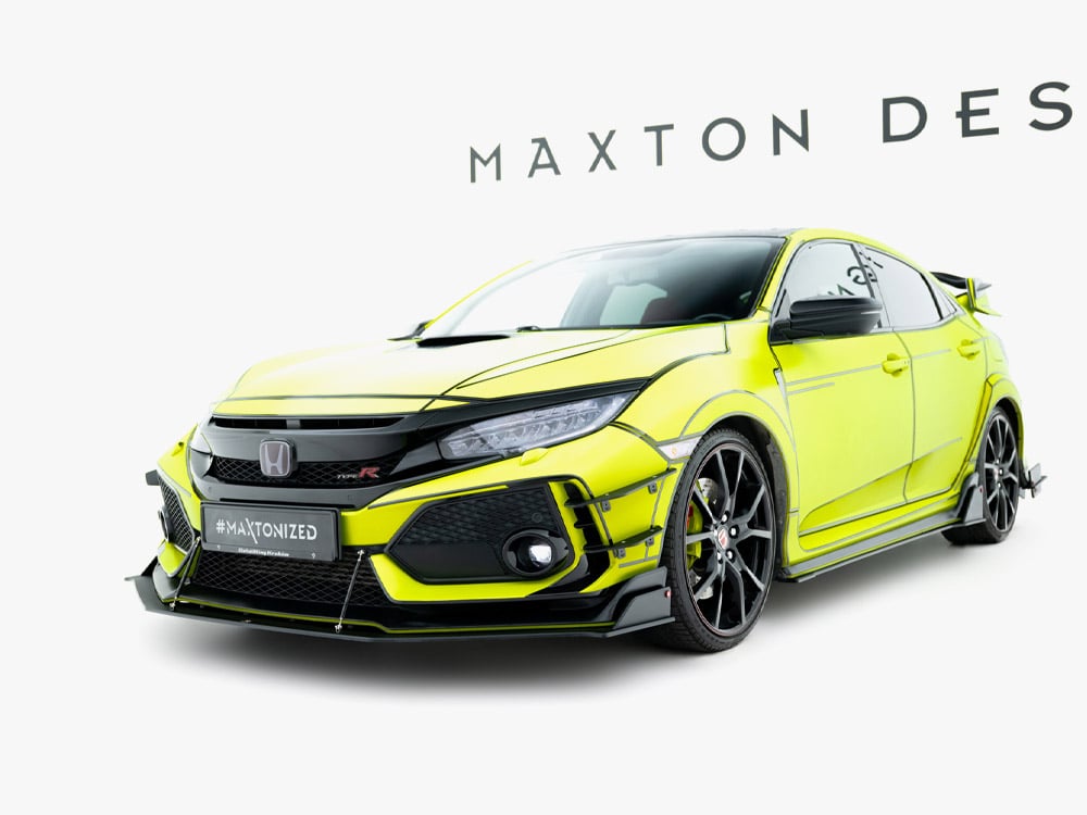 Street PRO Front Splitter Honda Civic X Type-R - Maxton Design Ireland