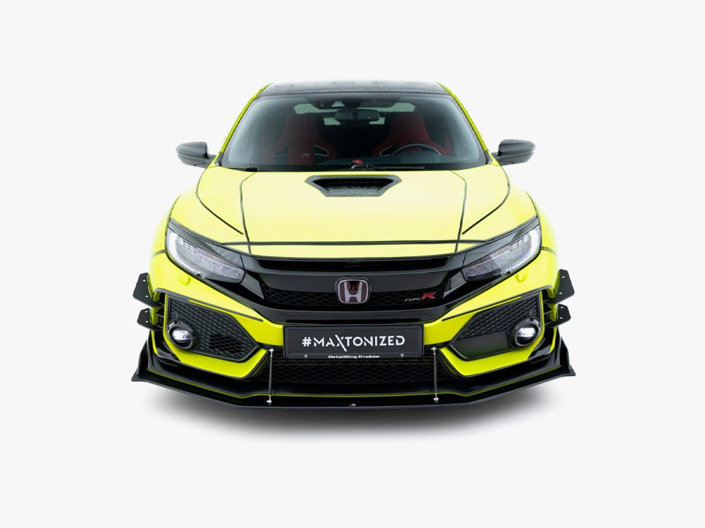 Street PRO Front Splitter Honda Civic X Type-R - Maxton Design Ireland