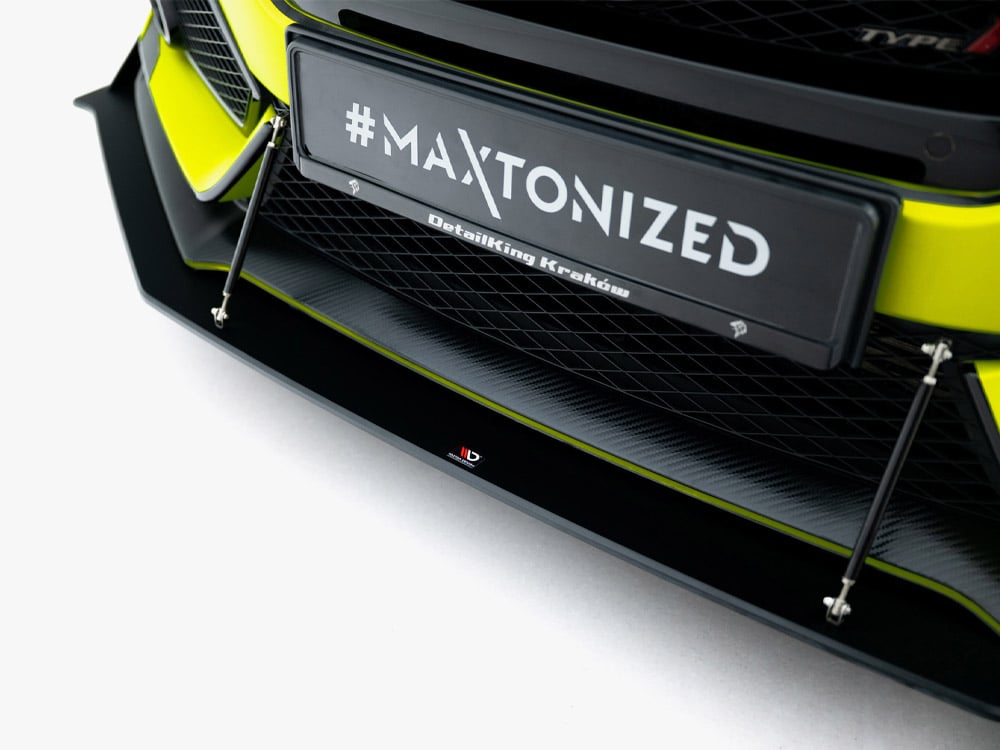 Street PRO Front Splitter Honda Civic X Type-R - Maxton Design Ireland