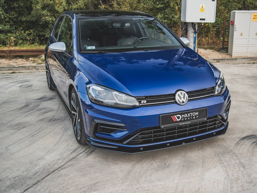 Street PRO Front Splitter Volkswagen Golf R / R-Line Mk7 Facelift ...