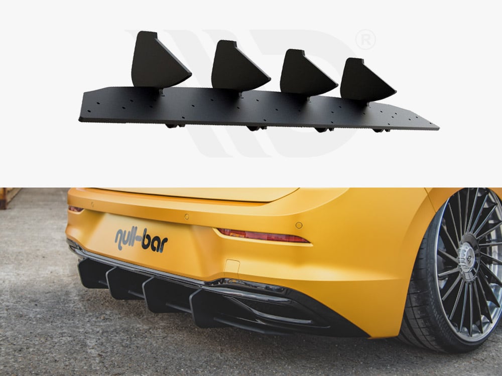 Street PRO Rear Diffuser V.2 VW Golf Mk8 - Maxton Design Ireland