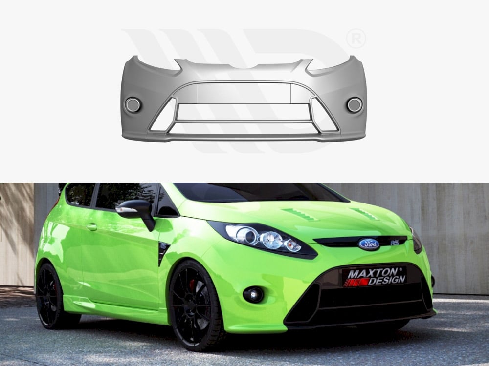 Front Bumper Ford Fiesta MK7 (Focus RS Look) - Maxton Design Ireland