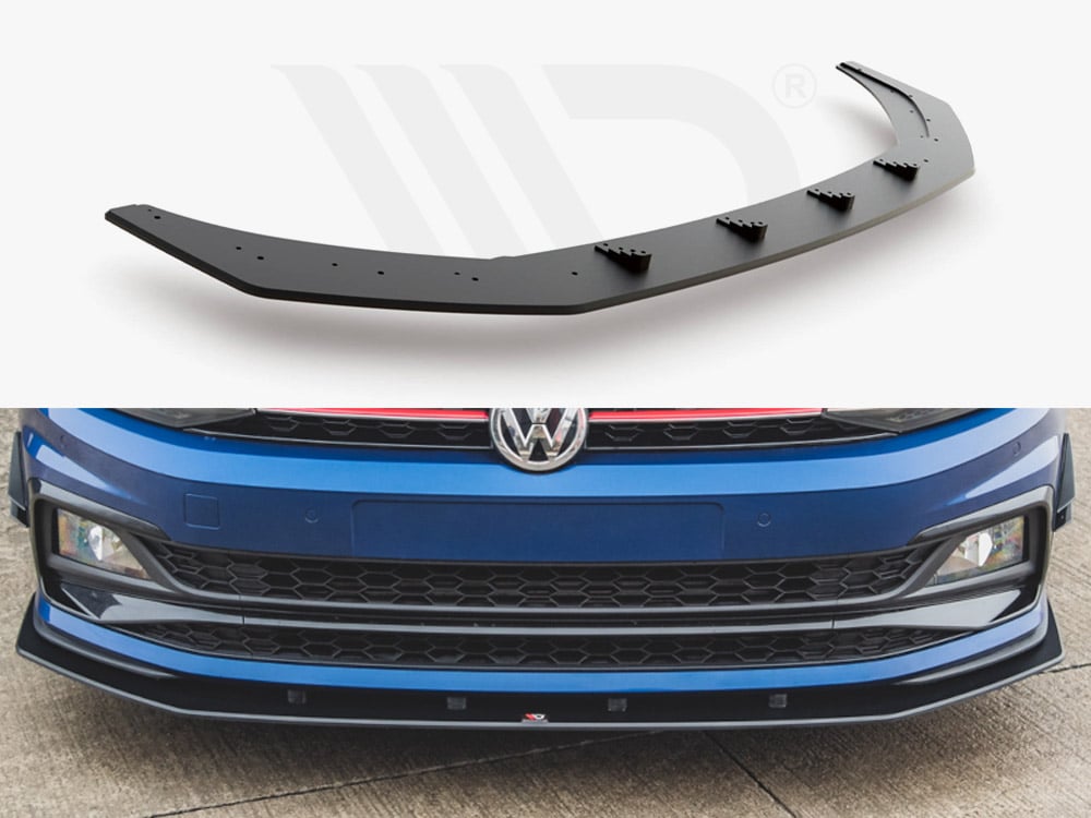 Street PRO Front Splitter VW Polo GTI Mk6 - Maxton Design Ireland