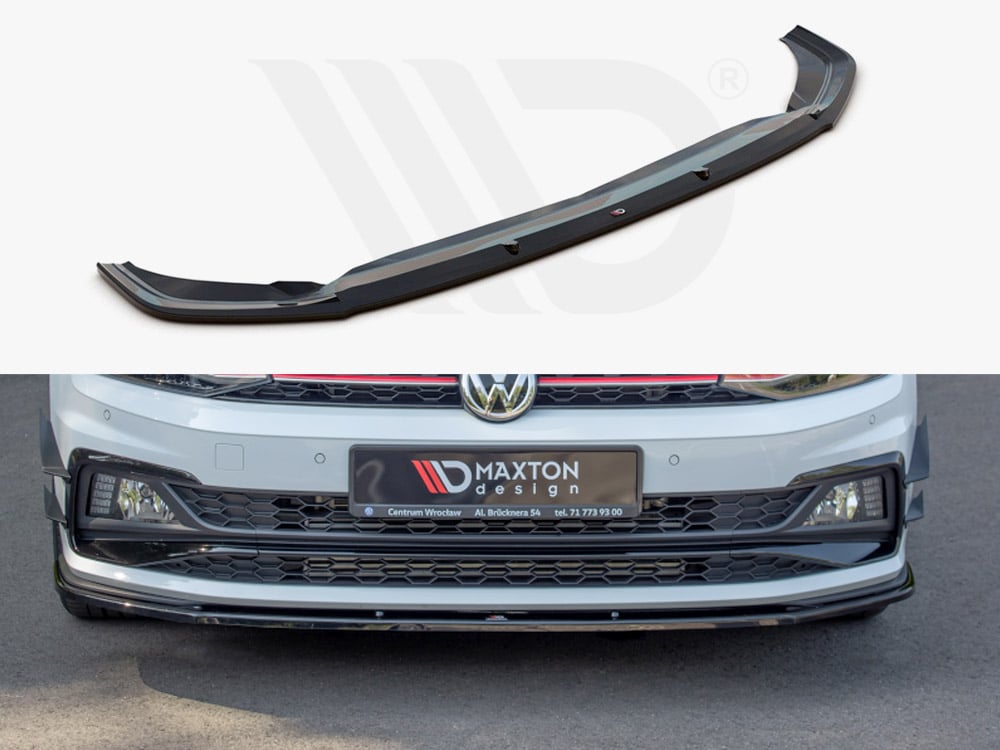 Front Splitter V.1 Volkswagen Polo GTI / R-Line Mk6 - Maxton Design Ireland