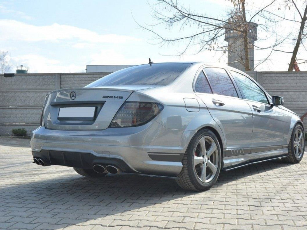 Rear Side Splitters Mercedes-Benz C Sedan / Estate AMG-Line W204 / S204 ...