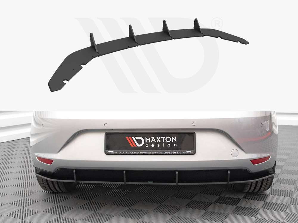 Street PRO Rear Diffuser Seat Leon Hatchback Mk3 (2012-2016) - Maxton ...