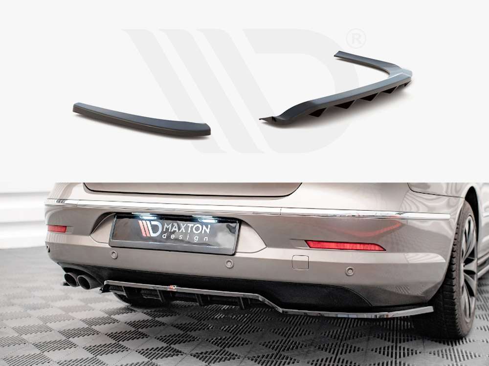 Central Rear Splitter (Vertical Bars) VW Passat CC - Maxton Design Ireland
