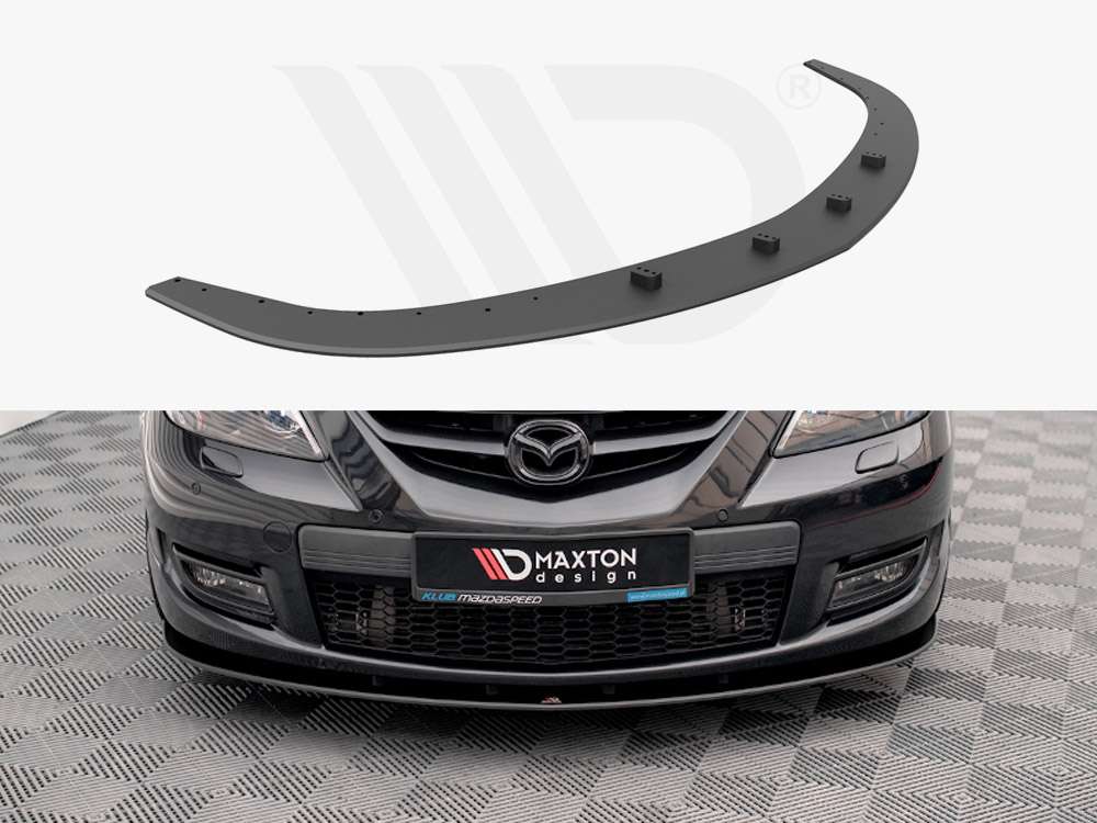 Street PRO Front Splitter Mazda 3 MPS Mk1 - Maxton Design Ireland