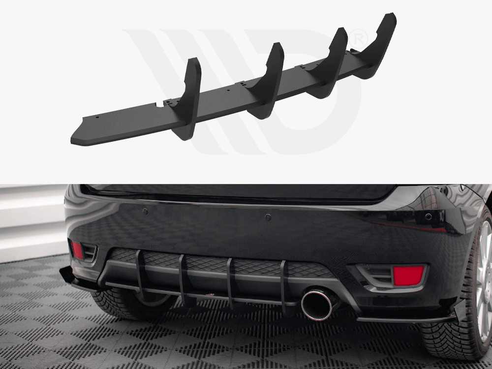 Street PRO Rear Diffuser Ford Fiesta ST Mk6 - Maxton Design Ireland
