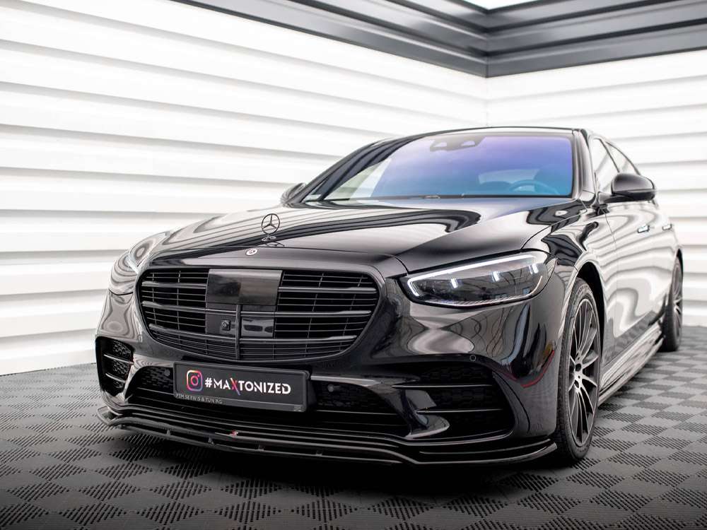 Front Splitter Mercedes S AMG-Line W223 - Maxton Design Ireland