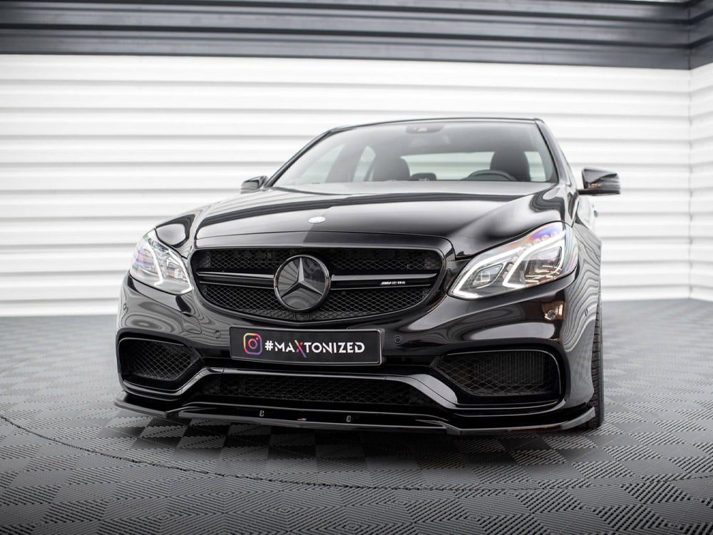 Front Splitter Mercedes E63 AMG Sedan W212 Facelift - Maxton Design Ireland