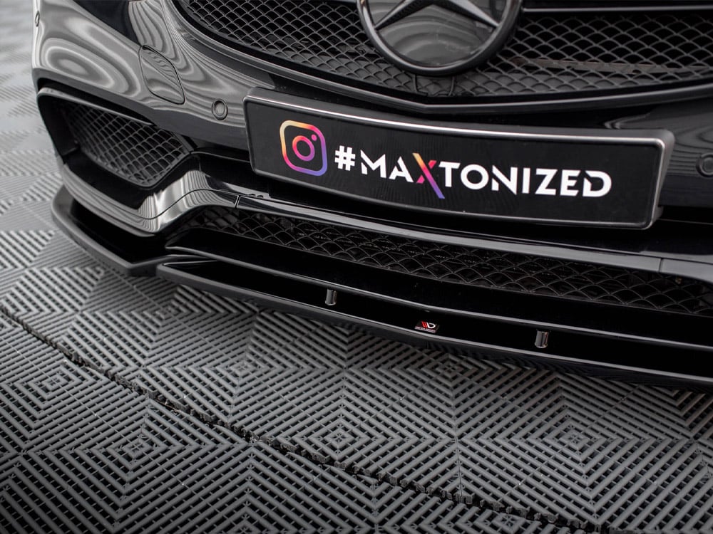 Front Splitter Mercedes E63 AMG Sedan W212 Facelift - Maxton Design Ireland