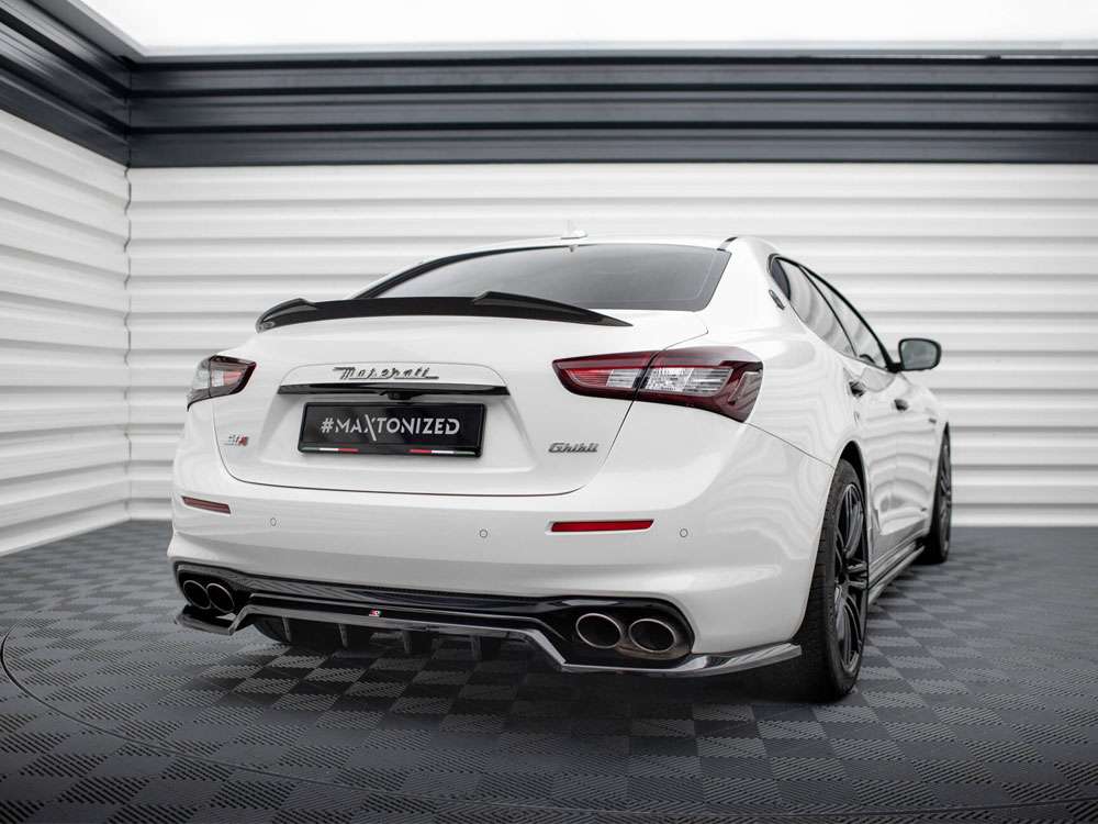Rear Splitter (Vertical Bars) Maserati Ghibli Mk3 Facelift - Maxton ...