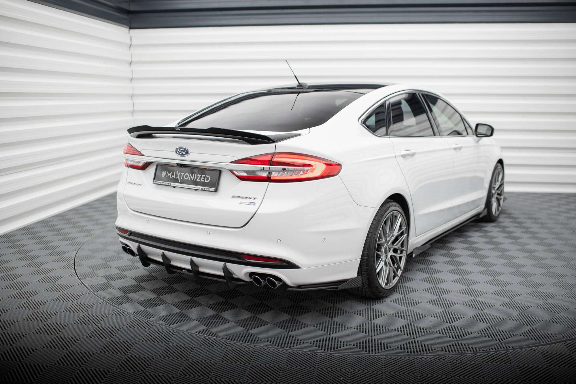 Street Pro Rear Side Splitters + Flaps Ford Mondeo Sport Mk5 Facelift ...