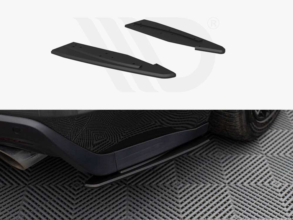 Street Pro Rear Side Splitters Ford Mustang GT Mk6 - Maxton Design Ireland