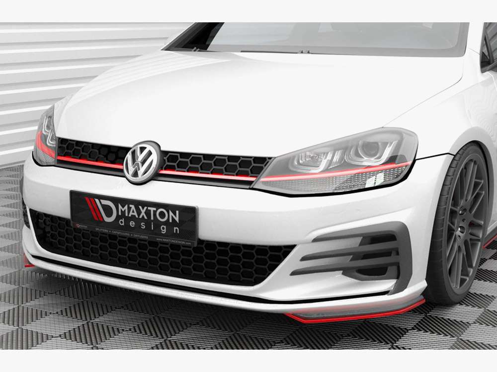 Front Side Splitters Volkswagen Golf GTI Mk7 Facelift - Maxton Design ...