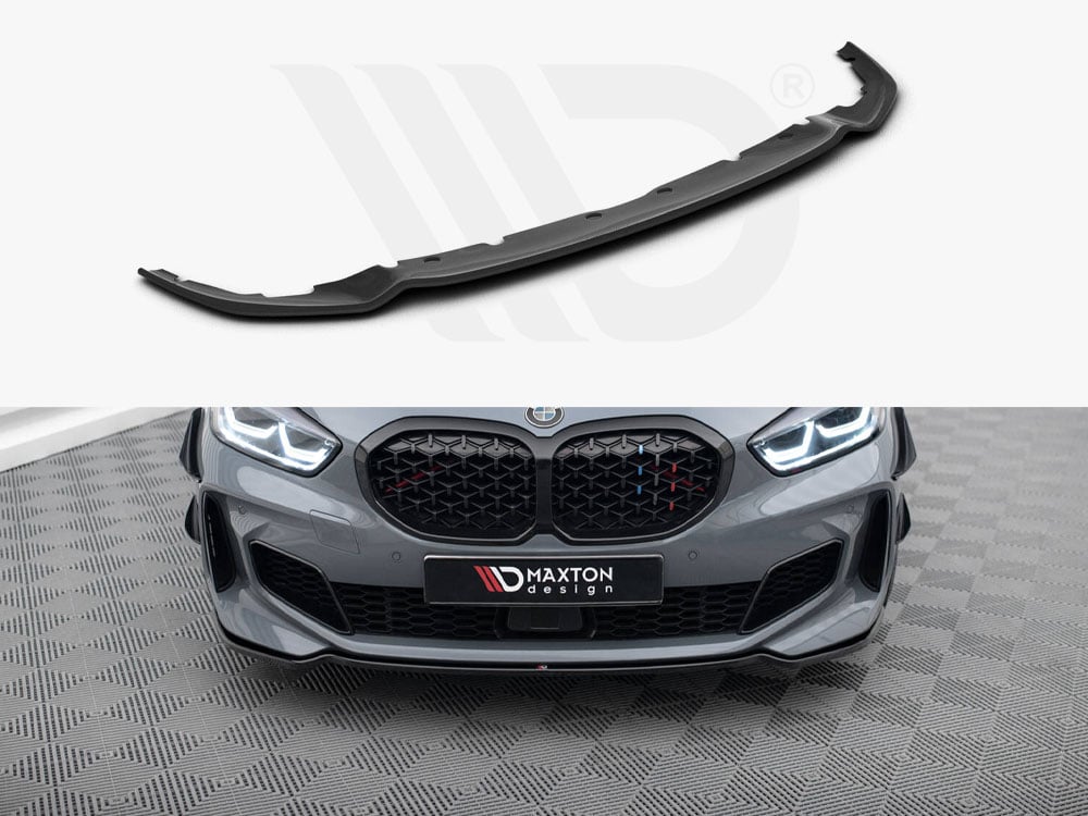 Front Splitter V.4 BMW 1 F40 M-Sport / M135i - Carbon Look - Maxton ...