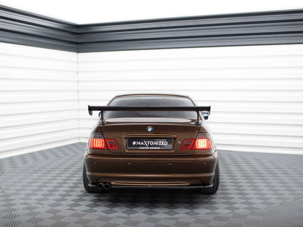 Carbon Spoiler With External Brackets Uprights BMW 3 Coupe E46 - Maxton ...
