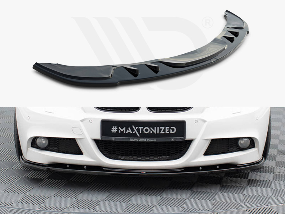 Front Splitter V.1 BMW 3 Sedan / Touring M-Sport E90 / E91 Facelift ...