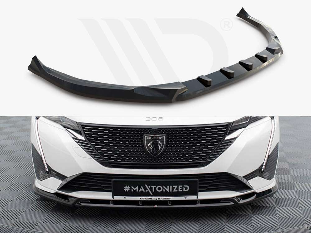 Front Splitter Peugeot 308 GT Mk3 - Maxton Design Ireland