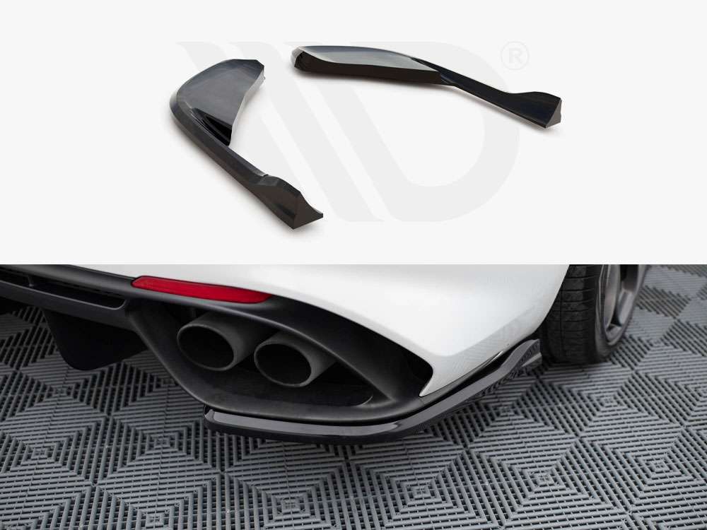 Rear Side Splitters Alfa Romeo Giulia Quadrifoglio - Maxton Design Ireland