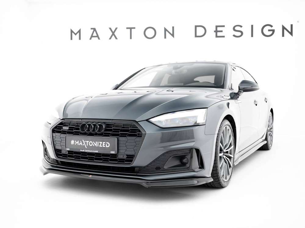 Front Splitter V.1 Audi A5 F5 Facelift - Maxton Design Ireland