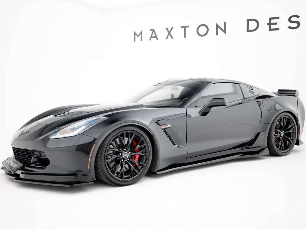 Side Skirts Diffusers Chevrolet Corvette Z06 C7 - Maxton Design Ireland