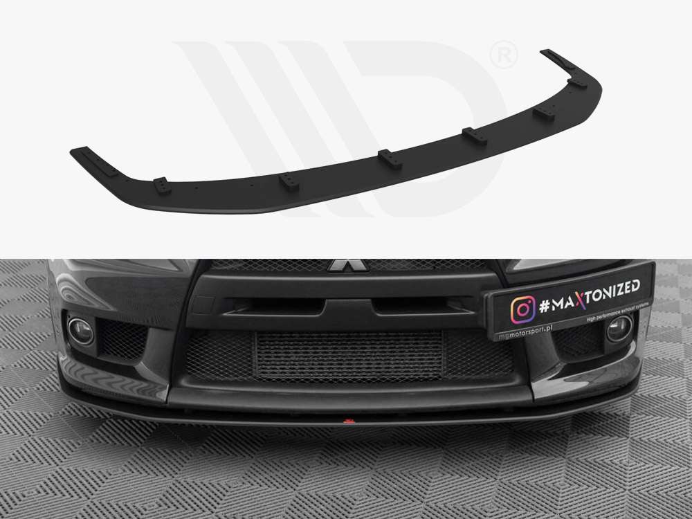 Street PRO Front Splitter Mitsubishi Lancer EVO X - Maxton Design Ireland