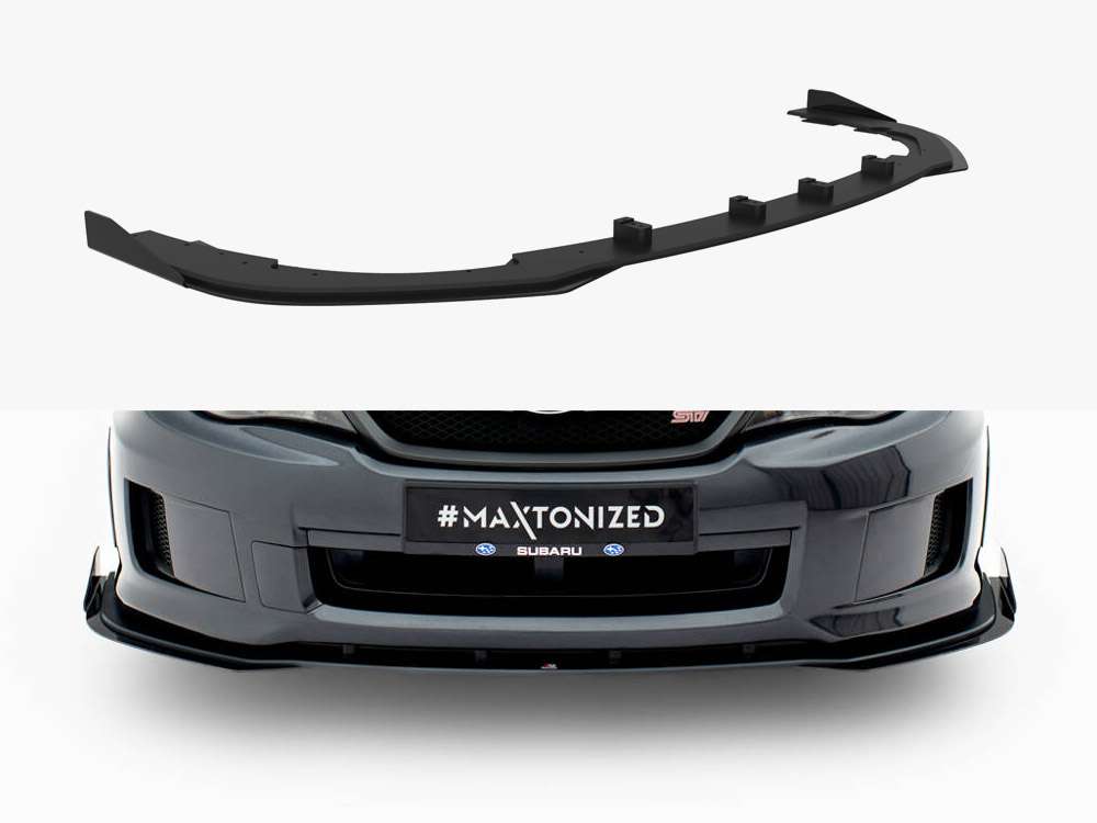 Street PRO Front Splitter + Flaps Subaru Impreza WRX STI Mk3 Facelift ...