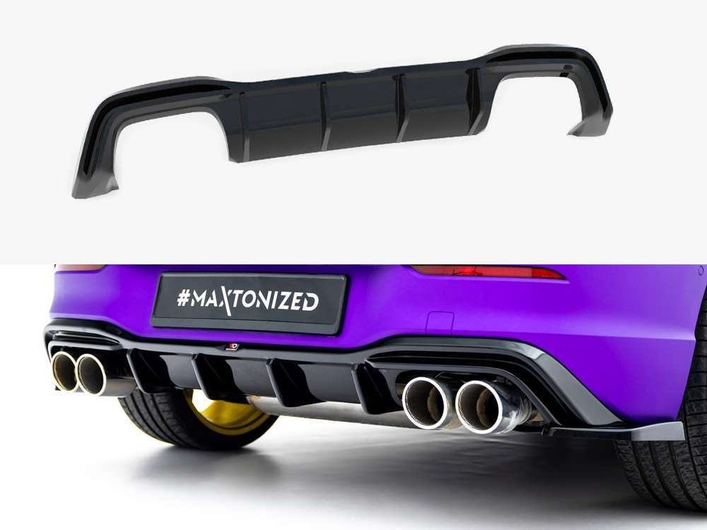 Rear Valance V.2 Volkswagen Golf R Mk8 Facelift - Maxton Design Ireland