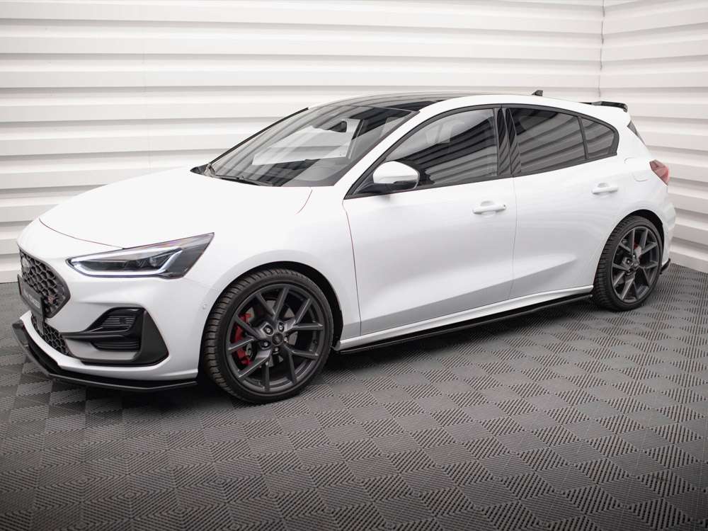 Side Skirts Diffusers V.3 Ford Focus ST / ST-Line Mk4 Facelift - Maxton ...
