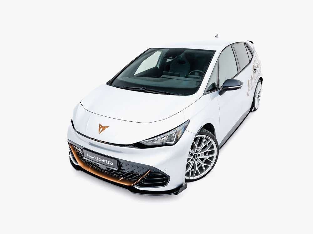 Street PRO Front Splitter + Flaps Cupra Born Mk1 - Maxton Design Ireland